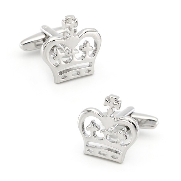 Accessories | Kings Silver Royal Crown Cufflinks | Poshmark